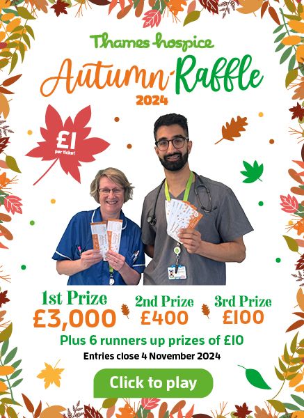 Thames Hospice | Autumn Raffle 2024 - Raffle Home Page | Raffle Player