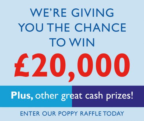 Royal British Legion | New Year Poppy Raffle 2024 - Raffle Home Page ...