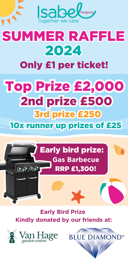 Isabel Hospice | Summer Raffle 2024 - Raffle Home Page | Raffle Player