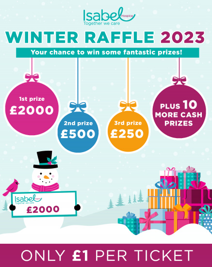 Isabel Hospice | Winter Raffle 2023 - Raffle Home Page | Raffle Player
